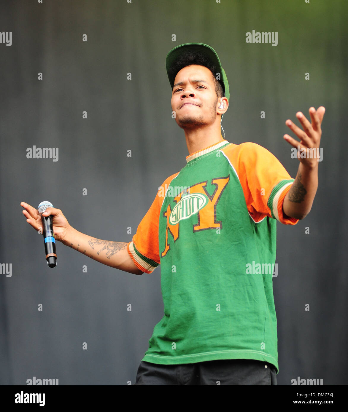 Harley "Sylvester" Alexander-Sule of Rizzle Kicks V Festival 2012 held ...