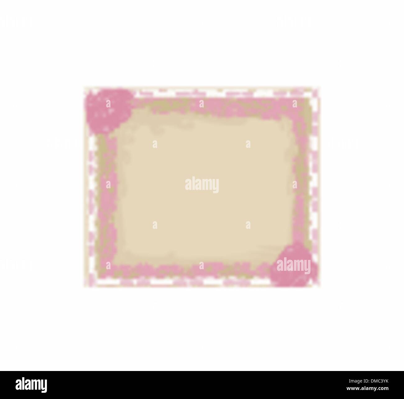 Floral frame invitation card Cut Out Stock Images & Pictures - Alamy