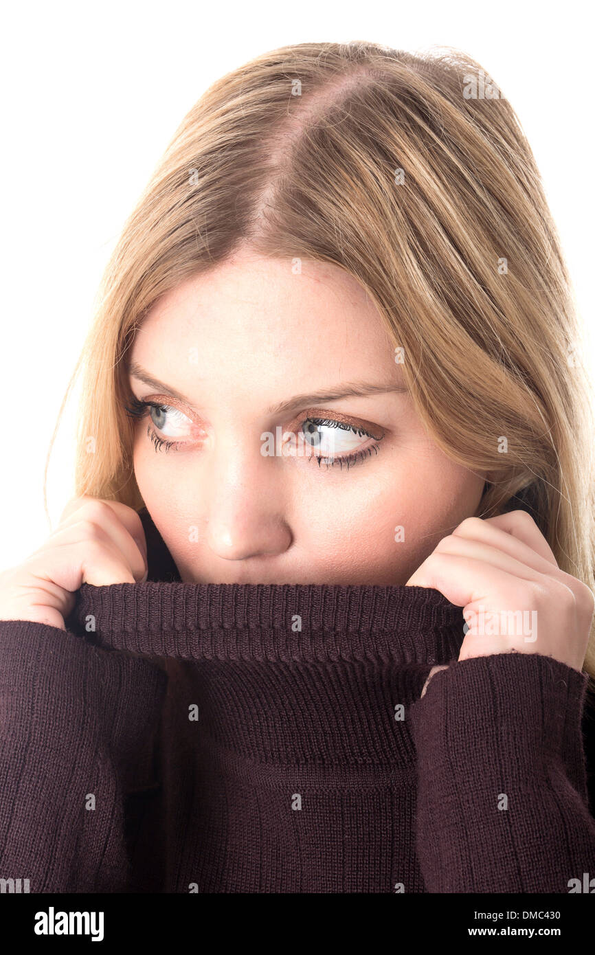 Putting on a jumper hi-res stock photography and images - Alamy
