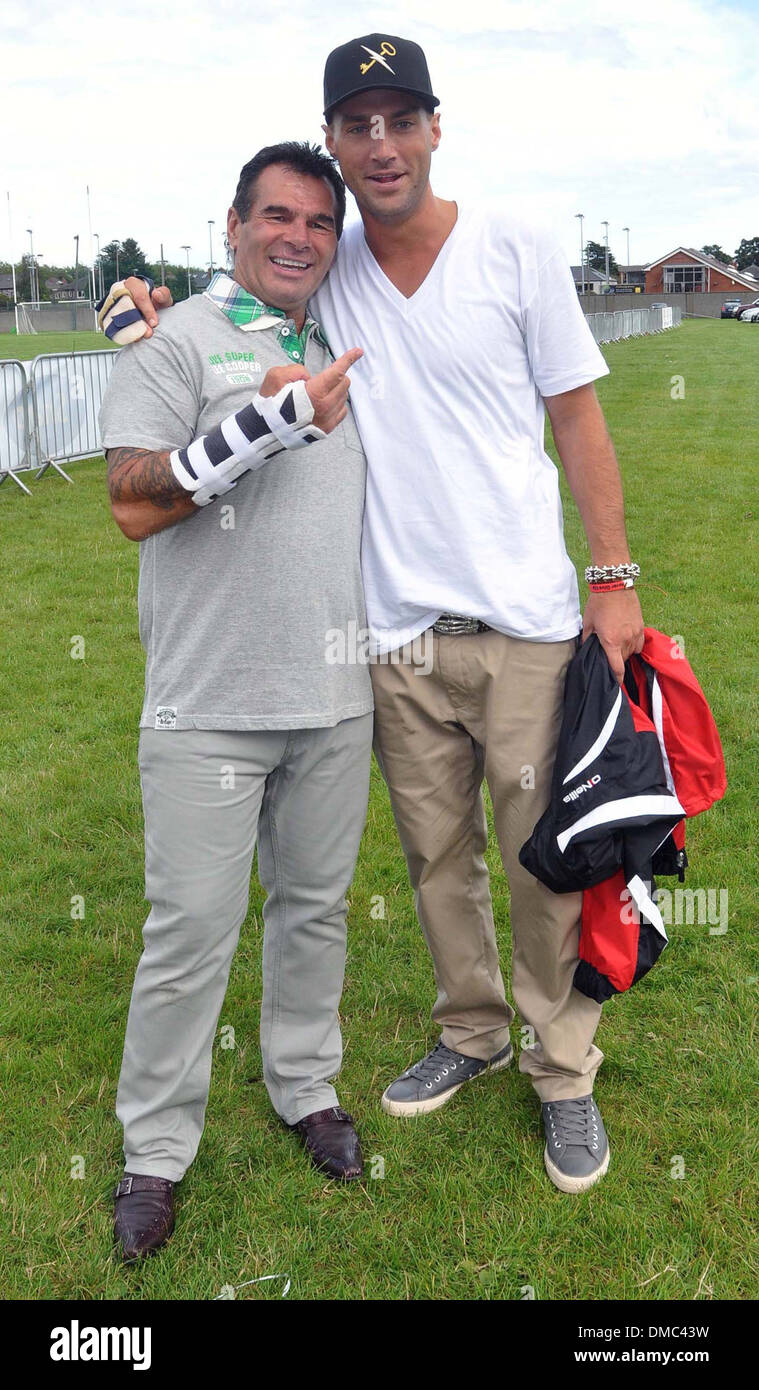 Callum Best and Paddy Doherty film scenes RTE's Celebrity Bainisteoir ...