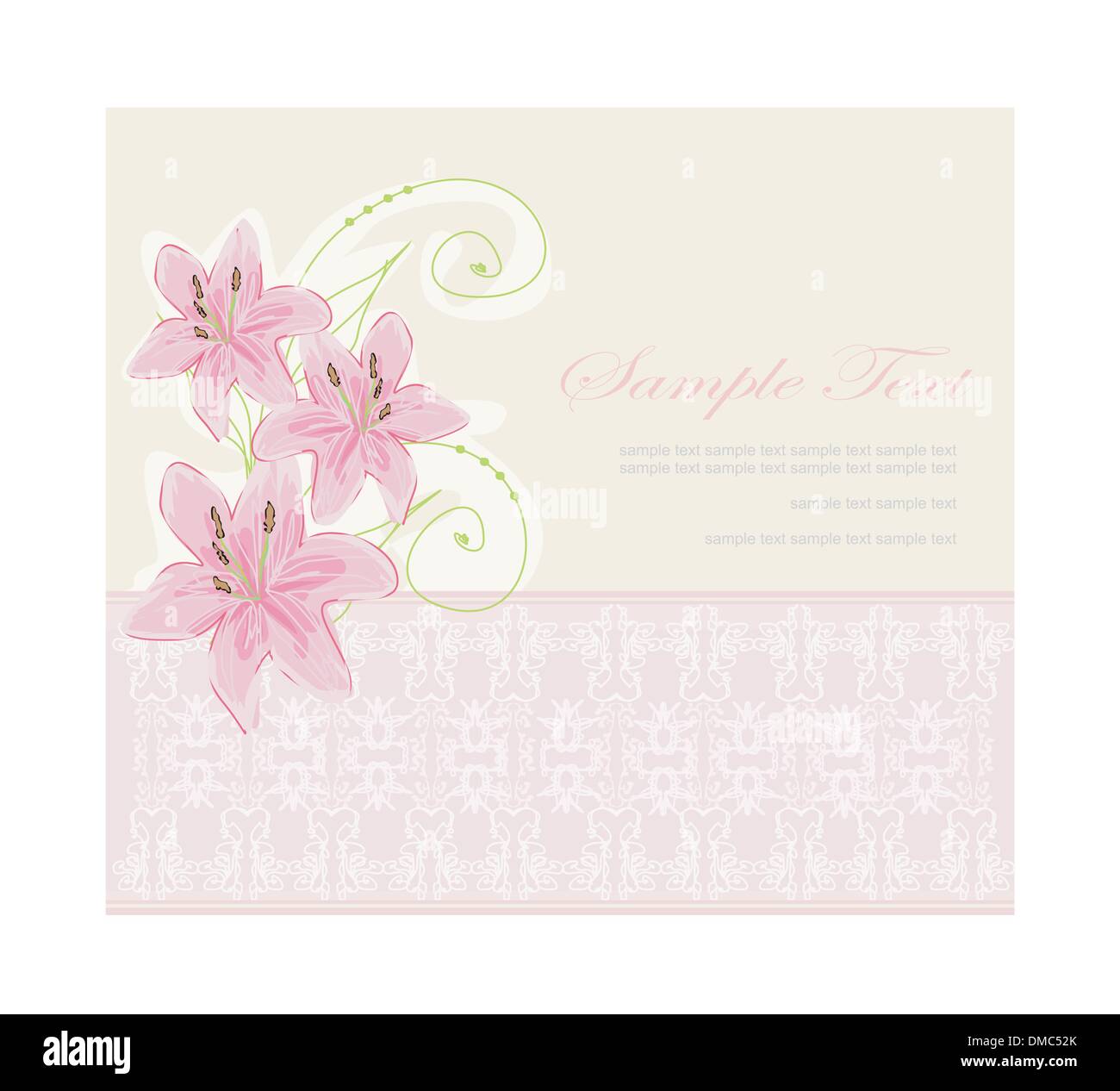 Creative invitation card hi-res stock photography and images - Alamy