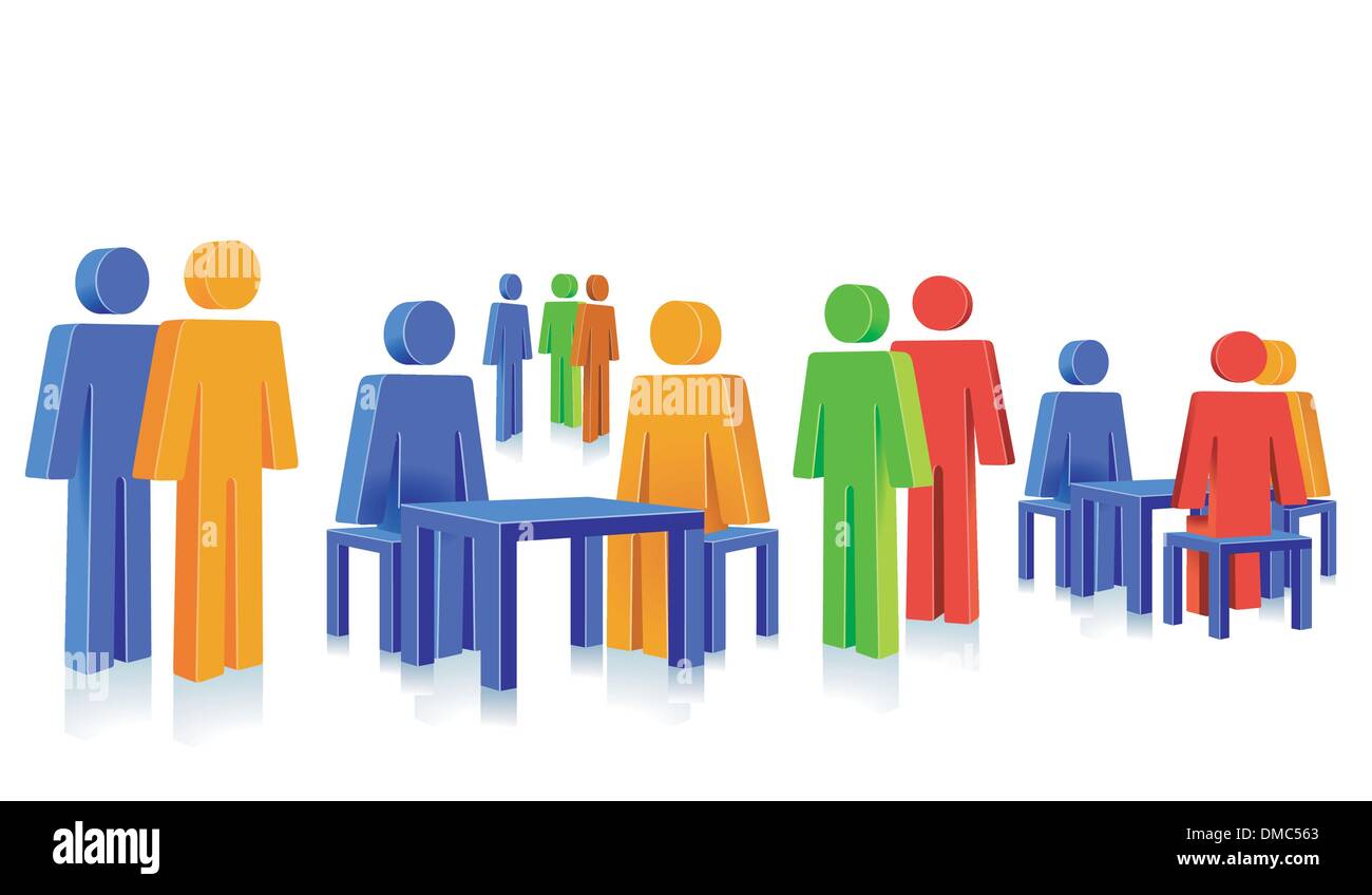 Agreement discussion Stock Vector Images - Alamy