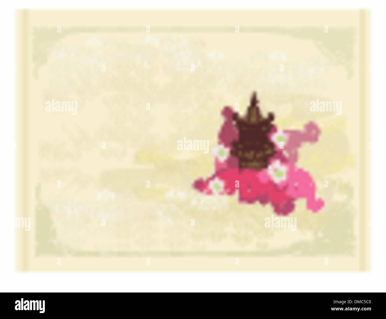 old paper with Asian Landscape Stock Vector Image & Art - Alamy