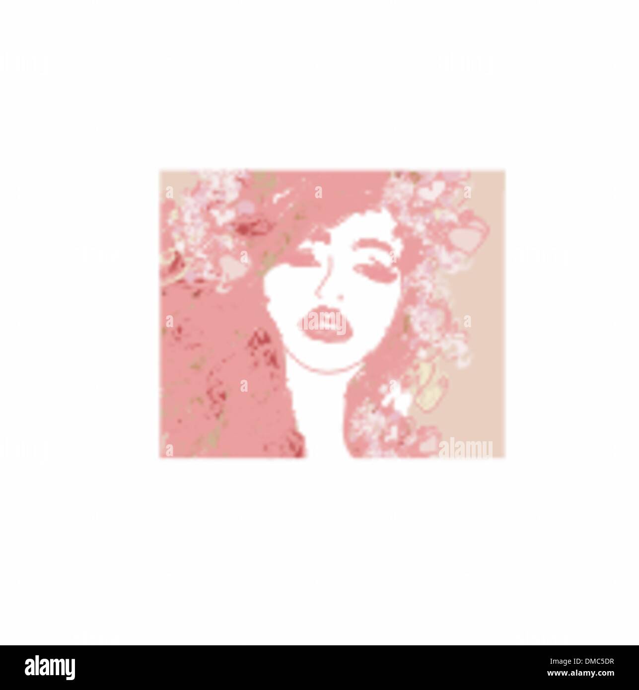 Abstract Beautiful Woman poster Stock Vector Image & Art - Alamy