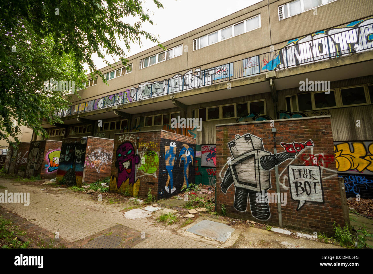 Heygate Estate remains derelict in south London, UK Stock Photo - Alamy