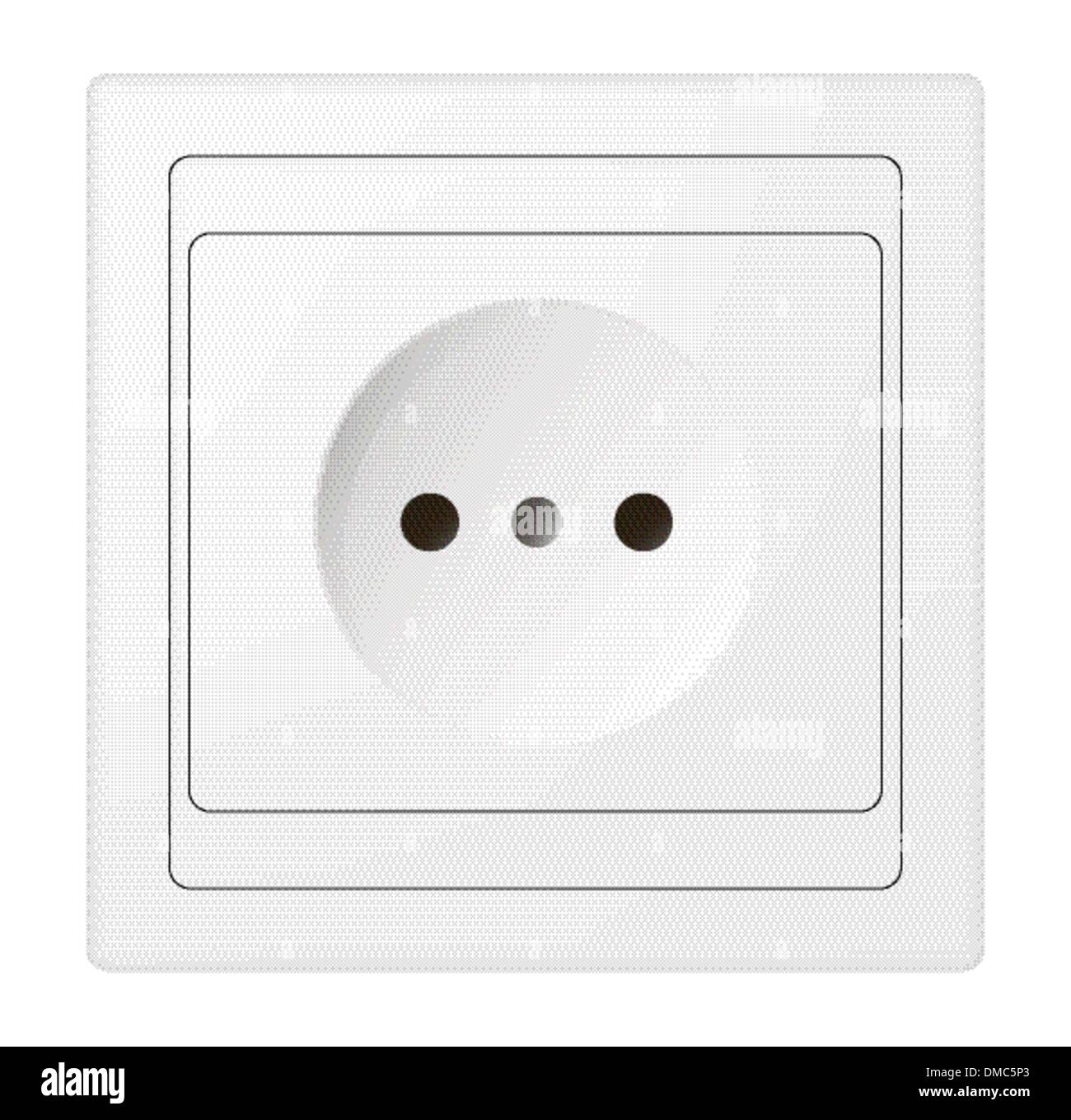 electric power receptacle Stock Vector Image & Art - Alamy