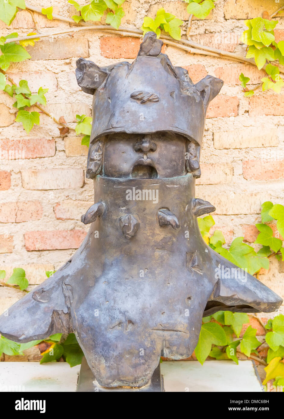 abstract sculpture terrifying heads Stock Photo - Alamy