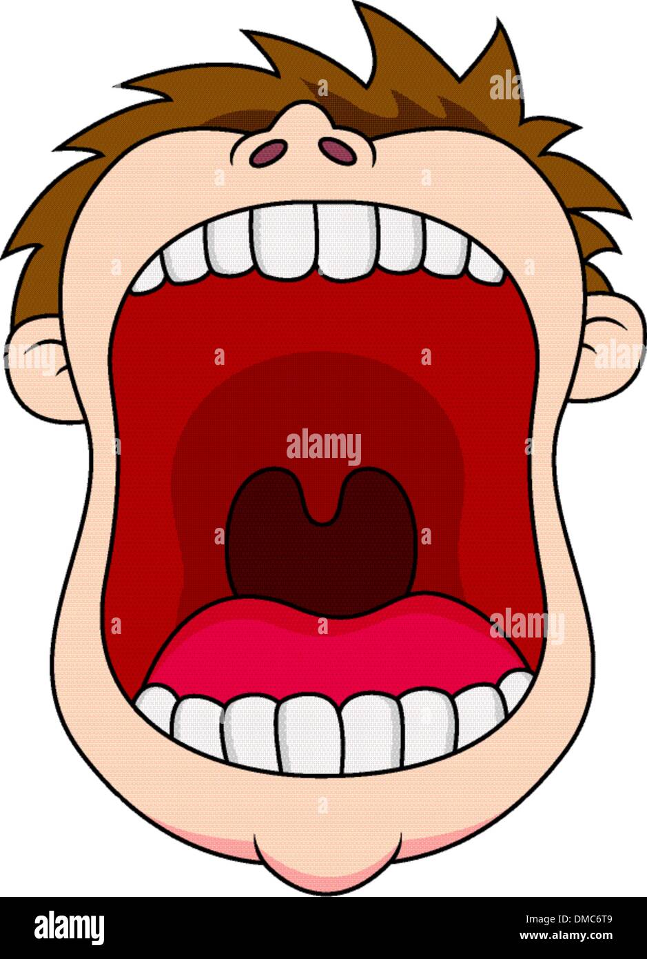 Cartoon Mouth Open