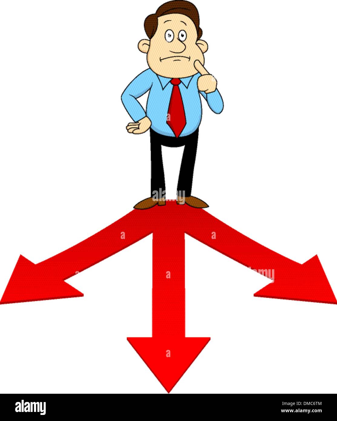 Confused standing Stock Vector Images - Alamy