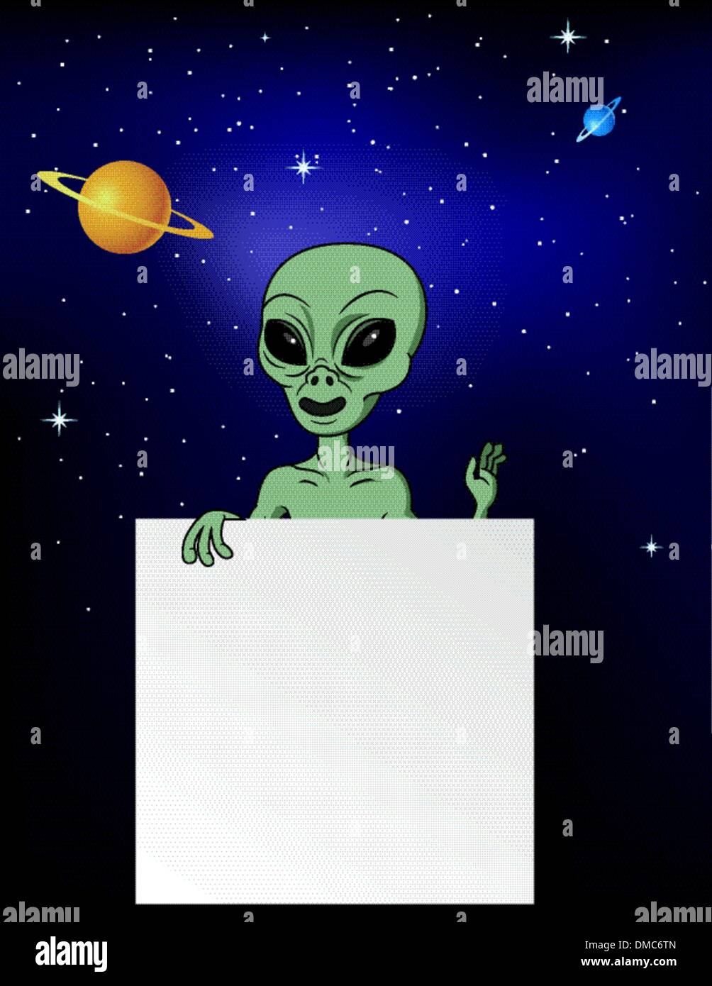 Cartoon alien monster man hi-res stock photography and images - Alamy