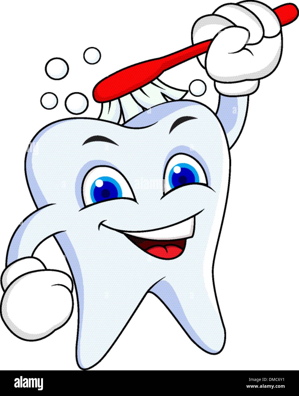 Tooth with tooth brush Stock Vector Image & Art - Alamy