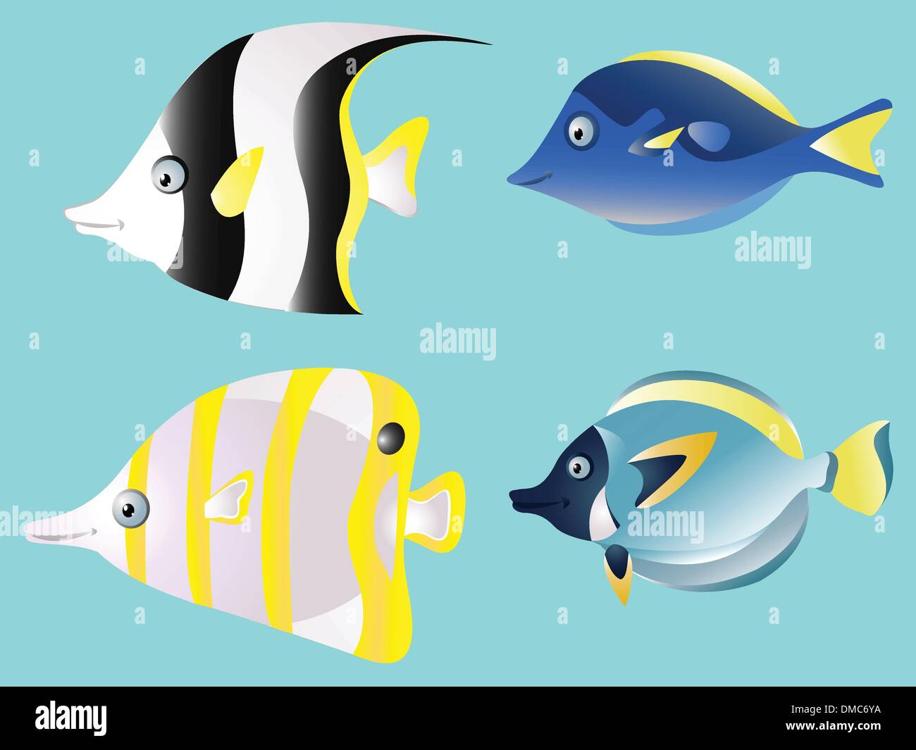 Nice fish aquarium Stock Vector Images - Alamy