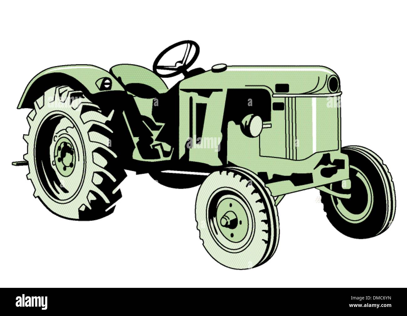 Tracktor vector vectors hi-res stock photography and images - Alamy