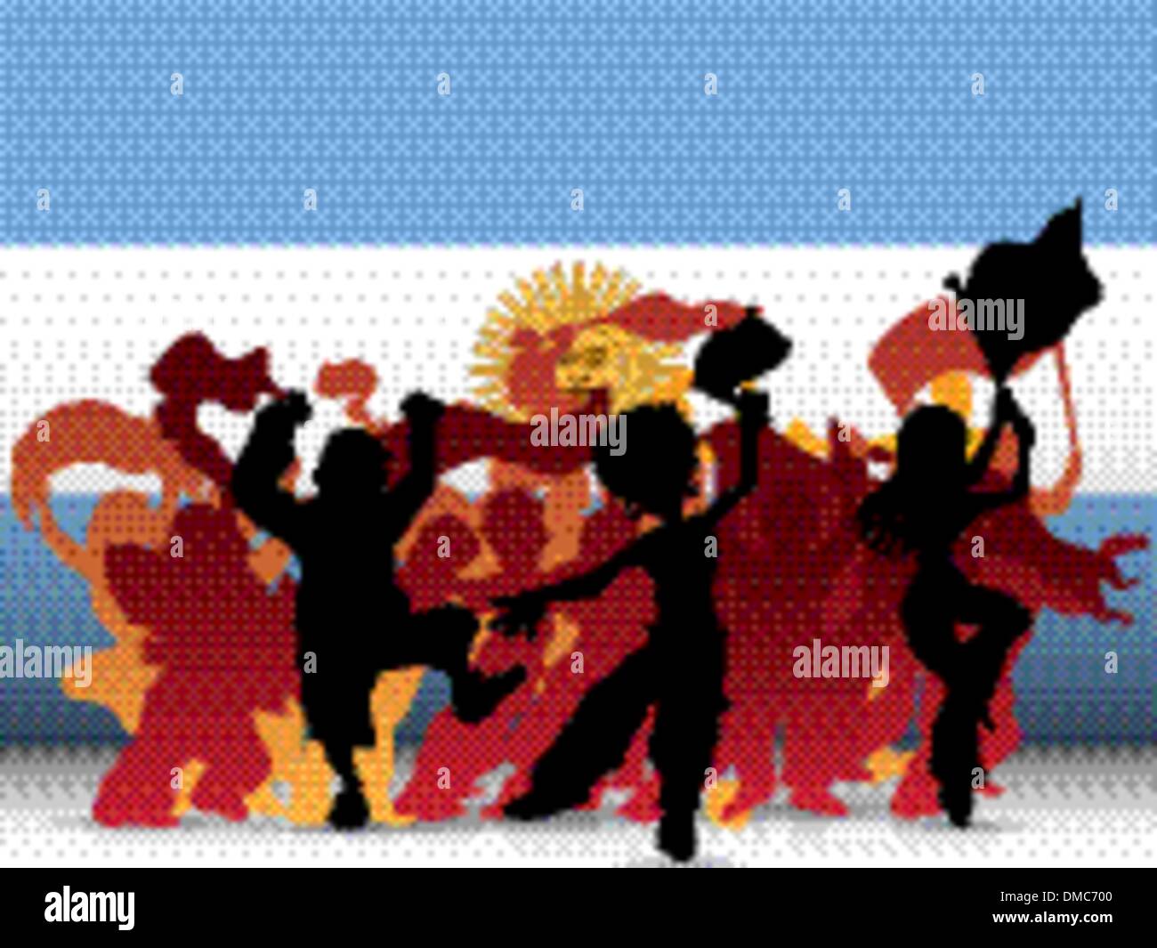 Argentina world cup team Stock Vector Images - Alamy