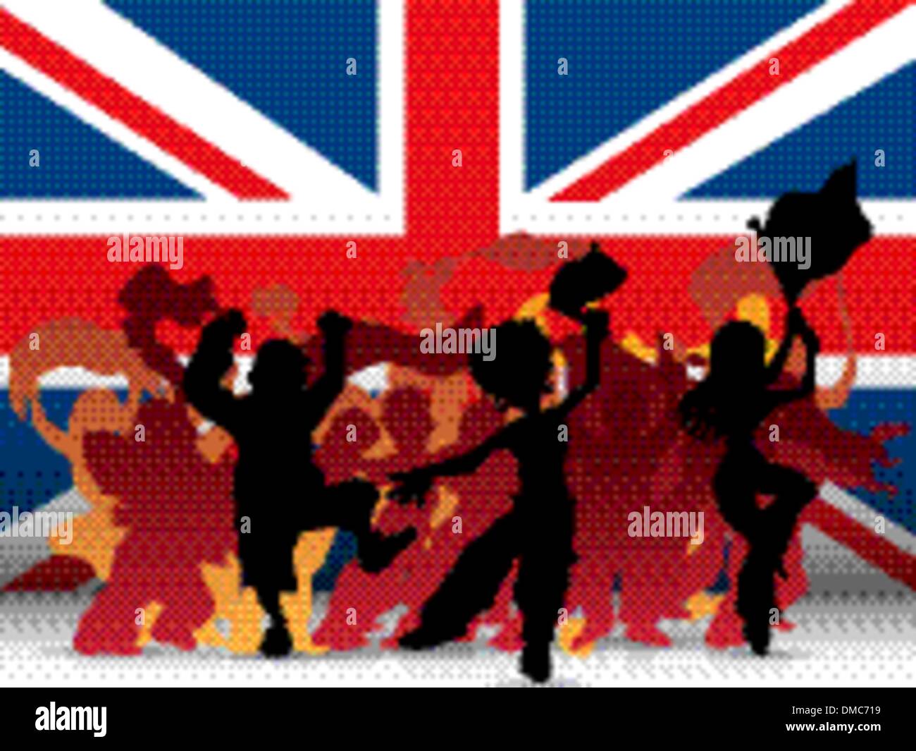 English flag football Stock Vector Images - Alamy