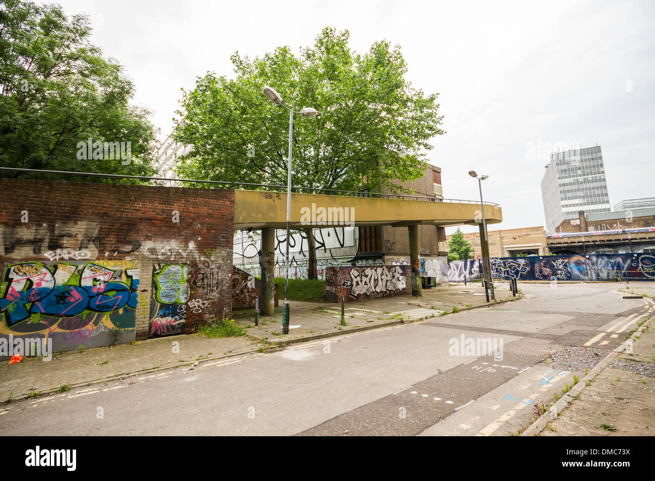 Heygate Estate remains derelict in south London, UK Stock Photo - Alamy
