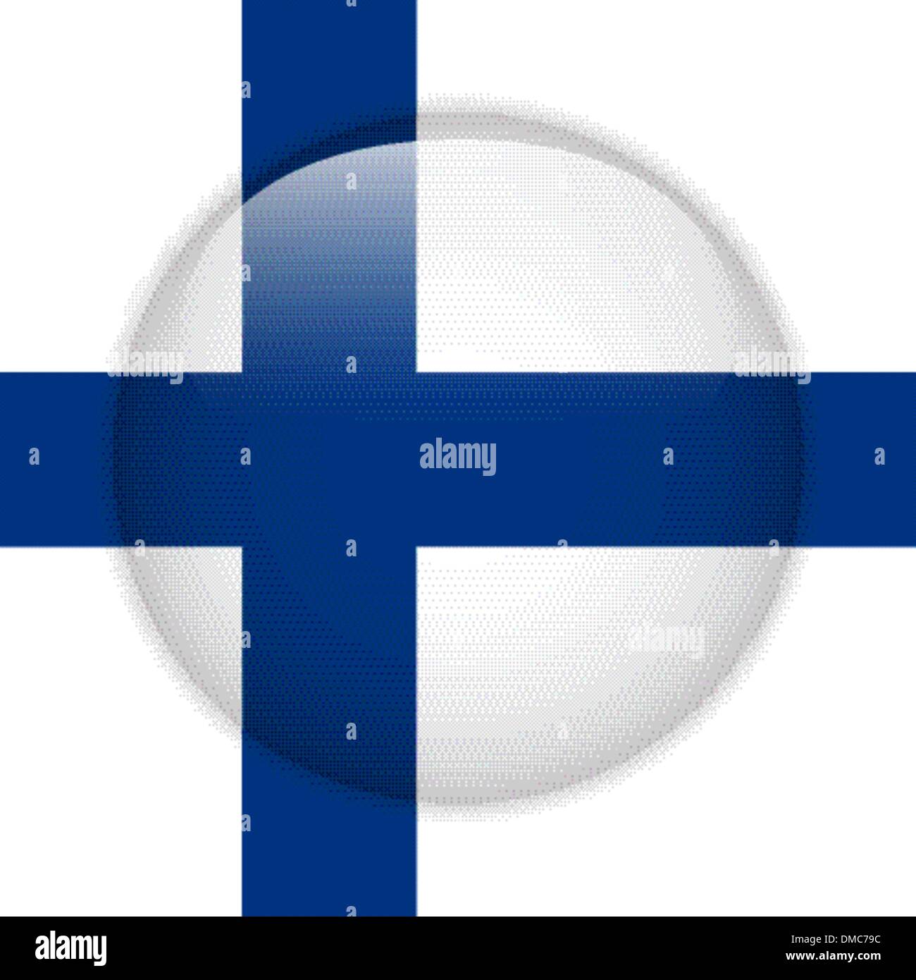 Finland Flag Glossy Button Stock Vector Image & Art - Alamy