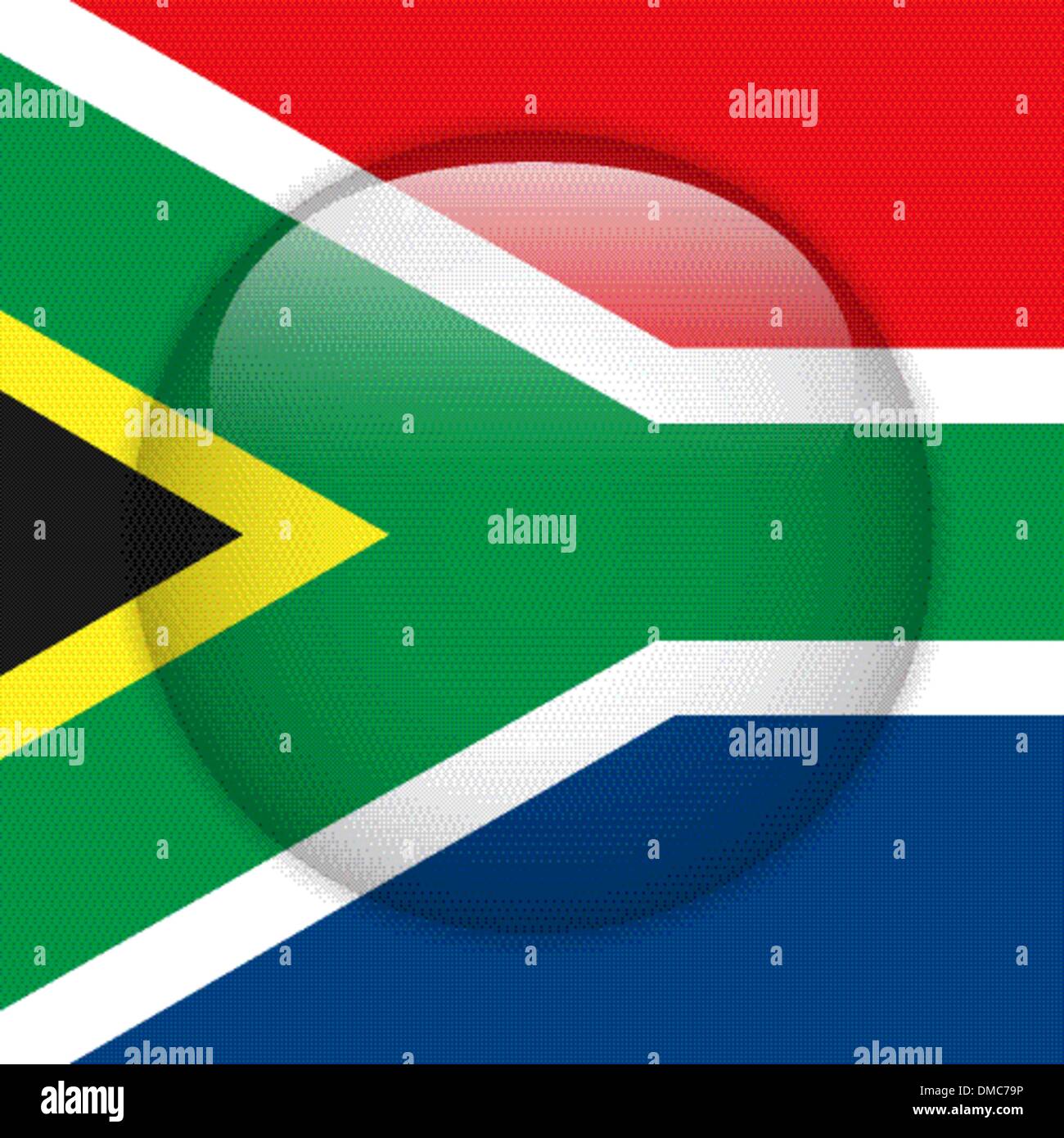 South Africa Flag Glossy Button Stock Vector Image & Art - Alamy