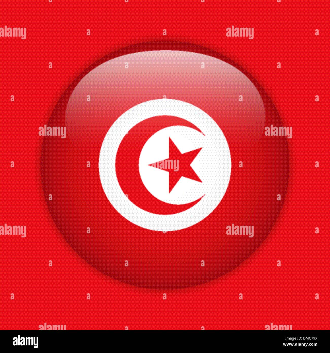 Turkey Flag Glossy Button Stock Vector Image & Art - Alamy