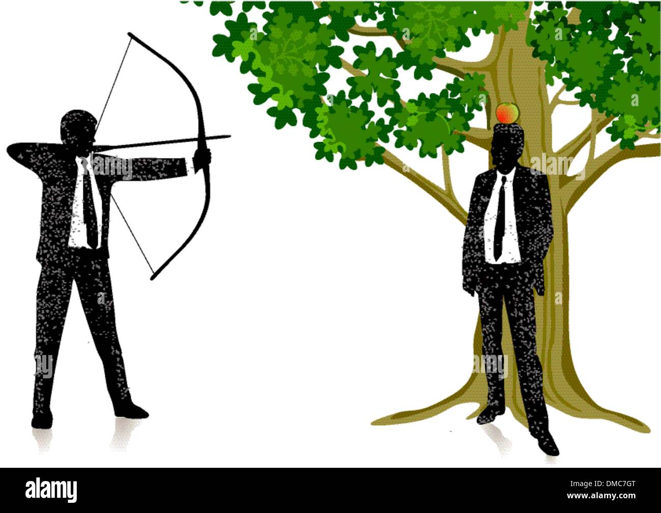Shooting arrows Stock Vector Images - Alamy