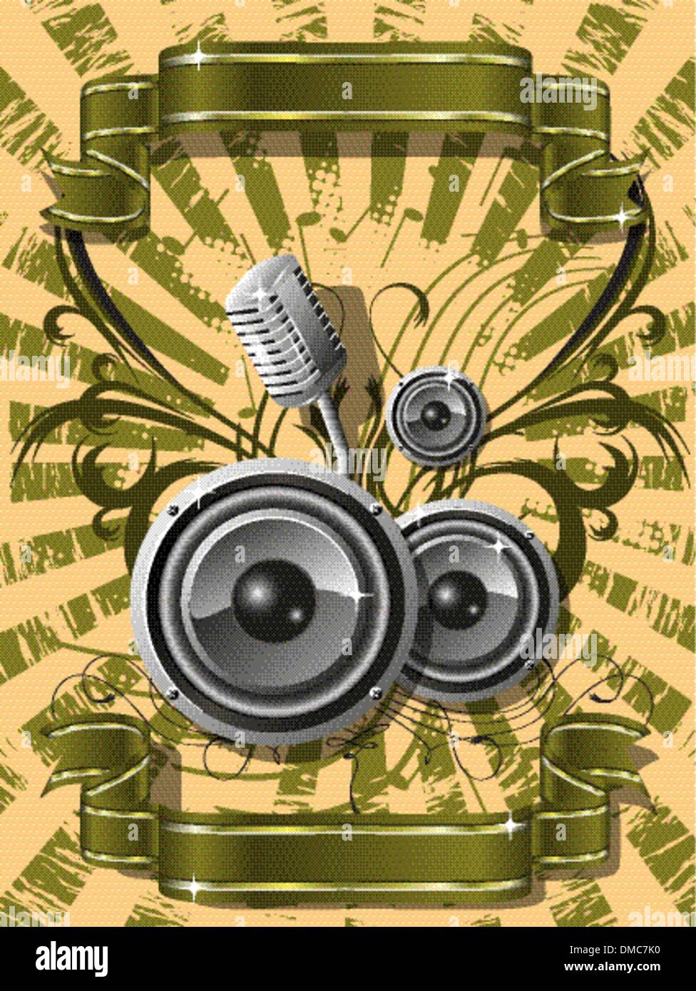 Background music textures Stock Vector Images - Alamy