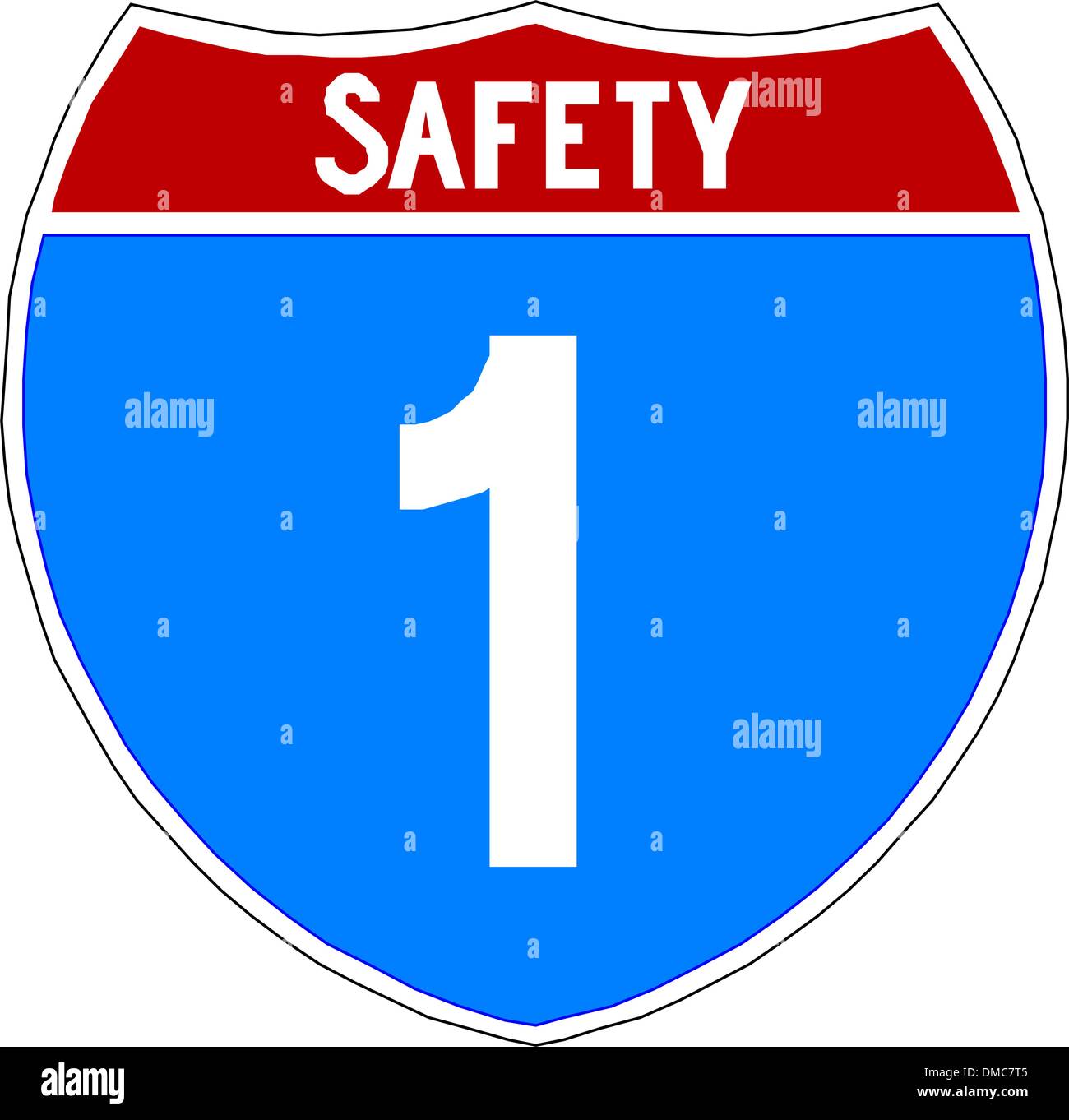Safety First Vector Stock Vector Image & Art - Alamy