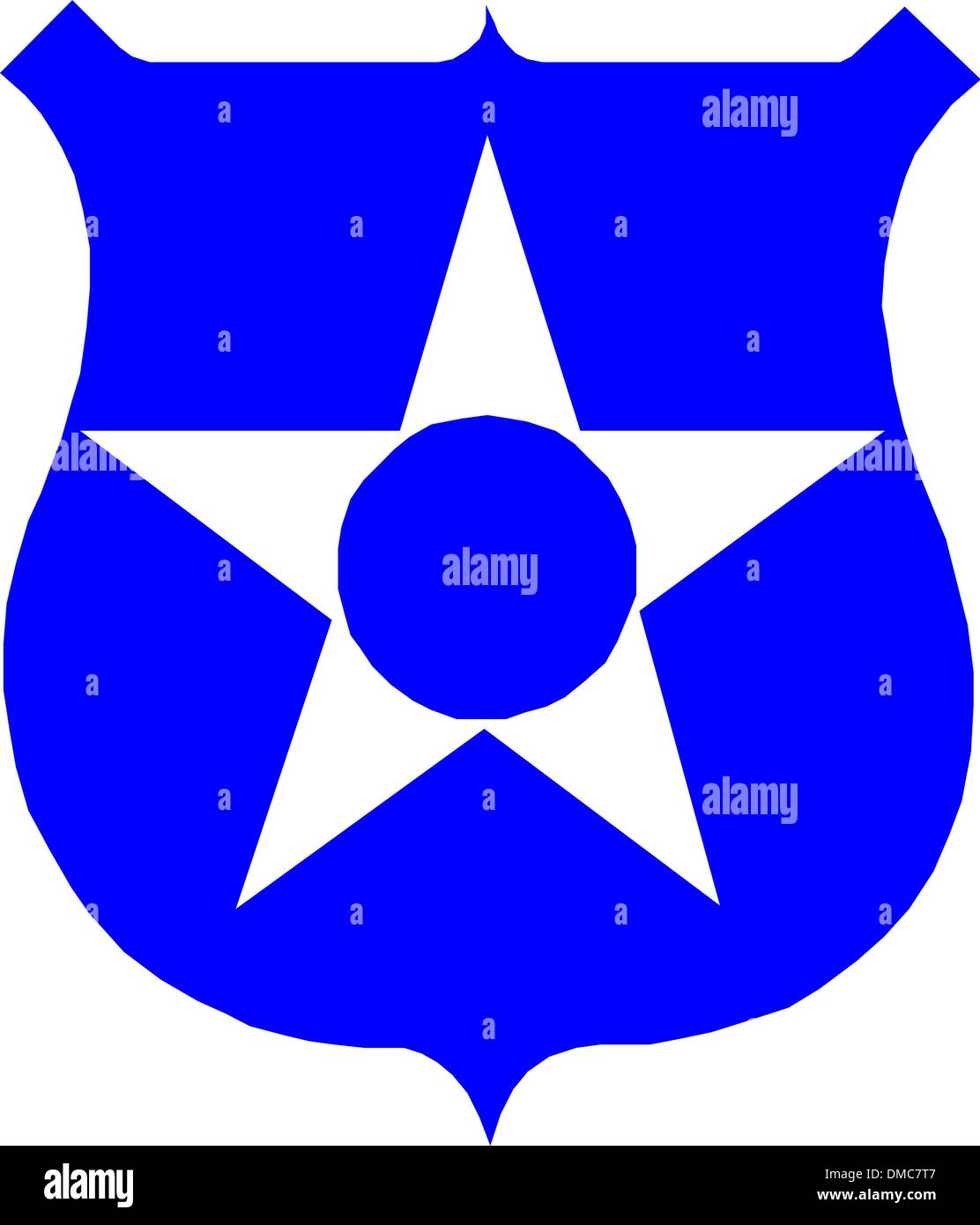 Blue military star Stock Vector Images - Alamy