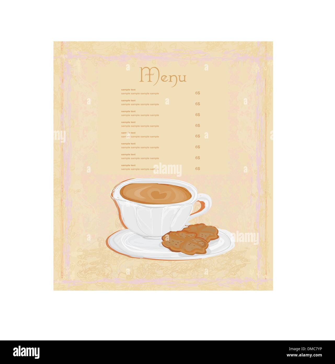 menu coffee shop Stock Vector Image & Art - Alamy