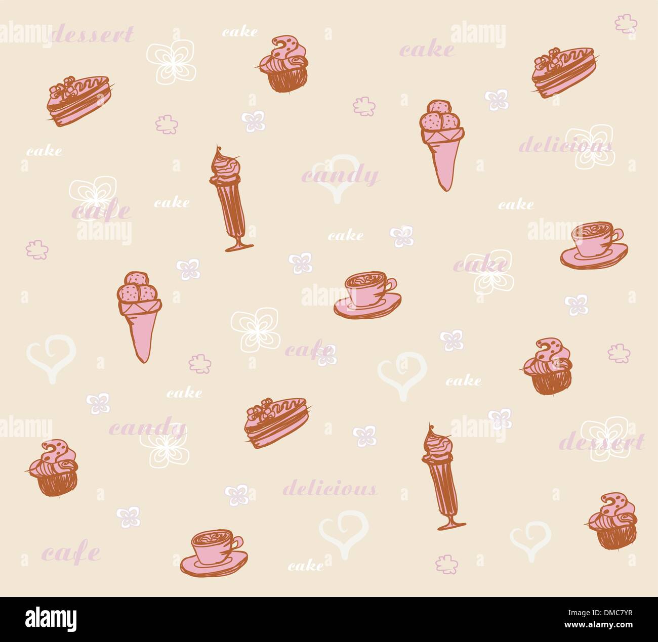 Set of vector sweets Stock Vector Image & Art - Alamy