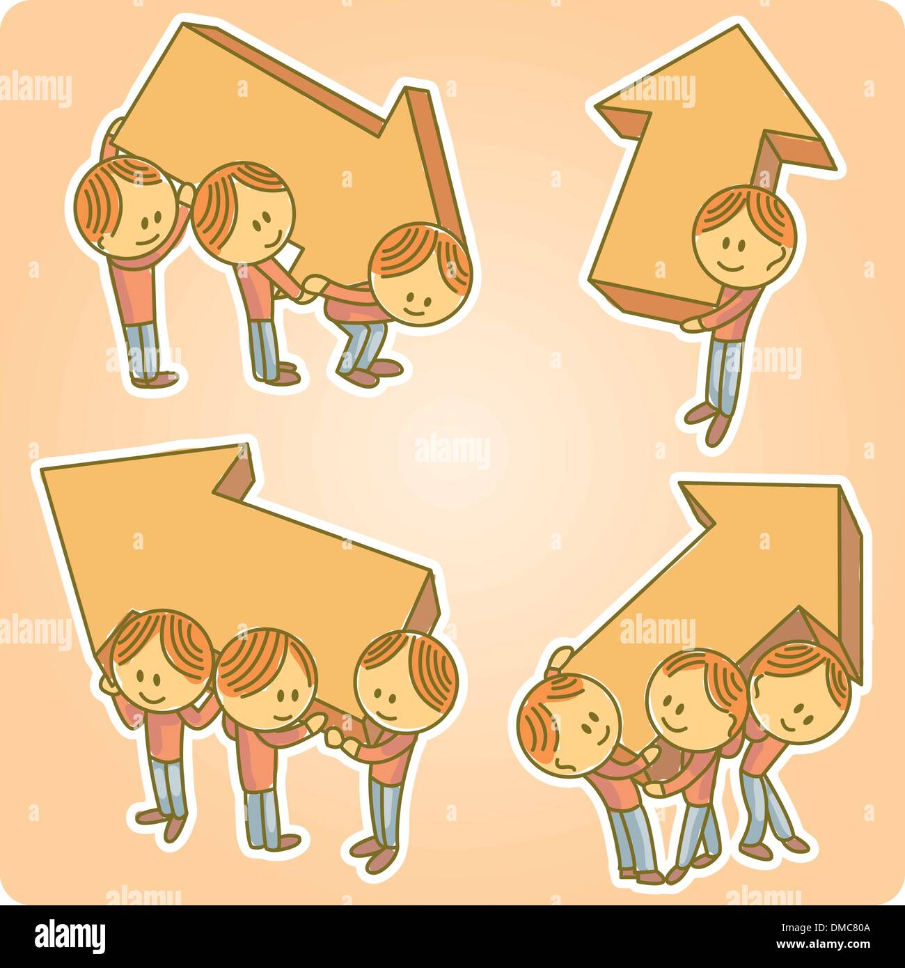 Arrow lift Stock Vector Images - Alamy