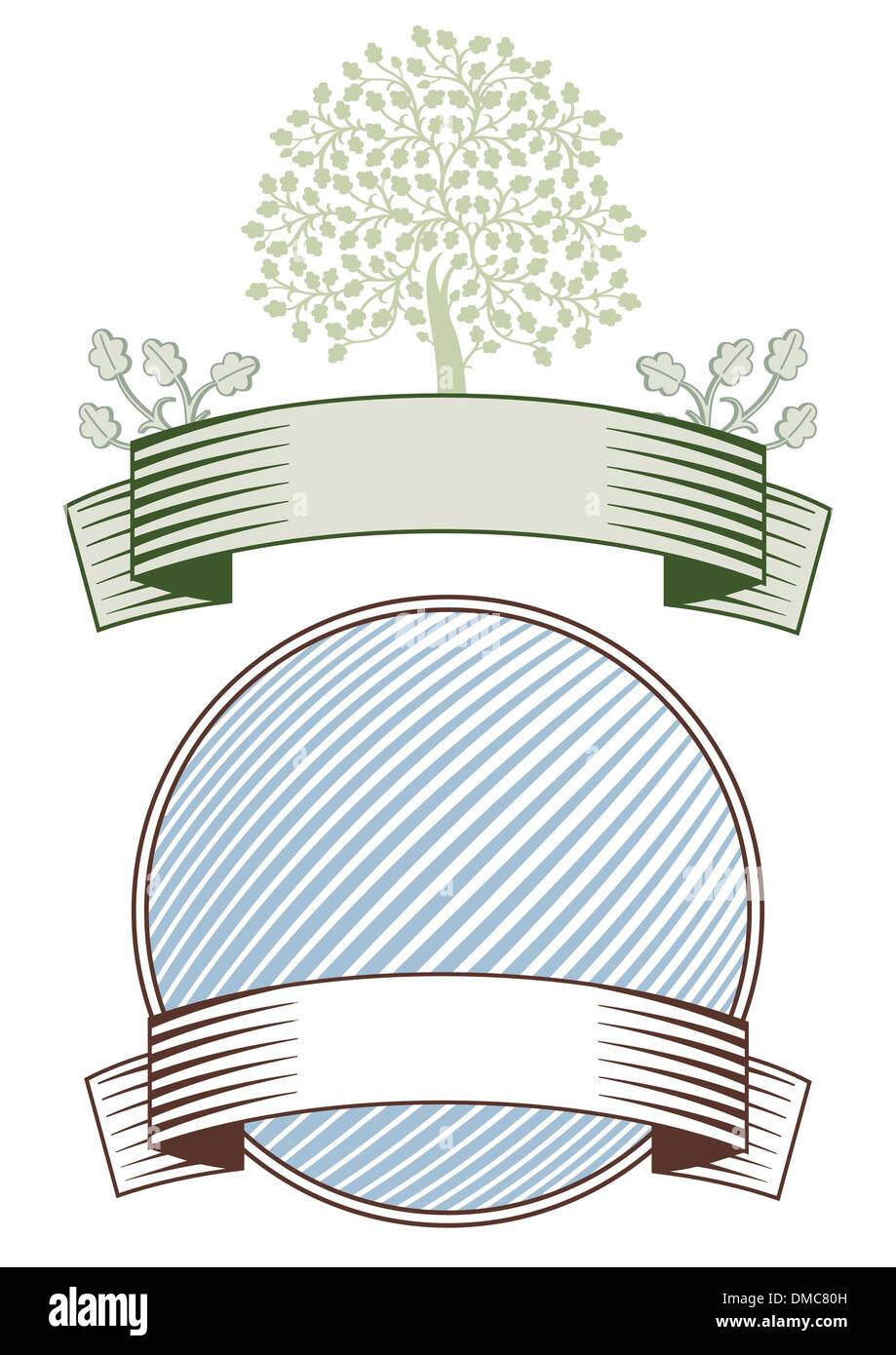 Antique plant labels Stock Vector Images - Alamy