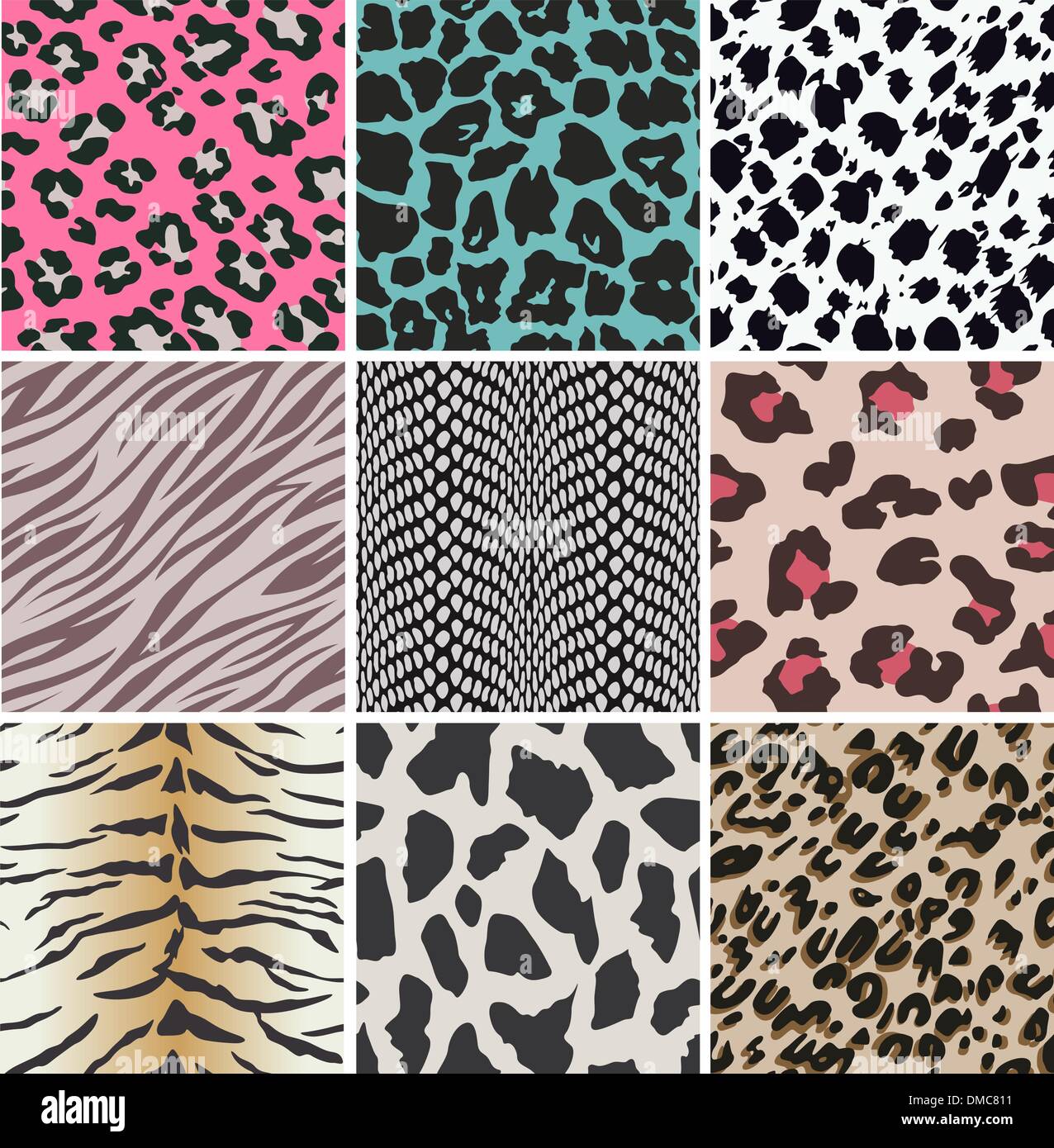 seamless animal skin pattern Stock Vector Image & Art - Alamy