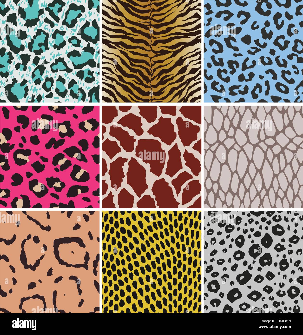 seamless animal skin pattern Stock Vector Image & Art - Alamy