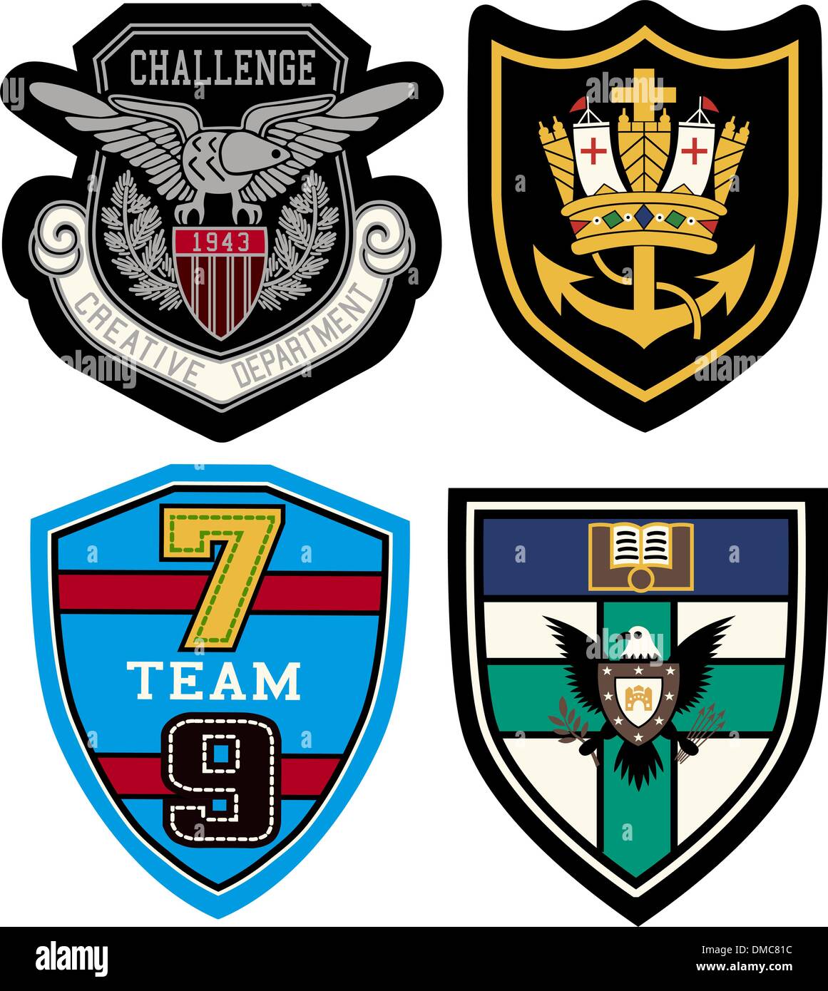 Heraldic badge hi-res stock photography and images - Alamy