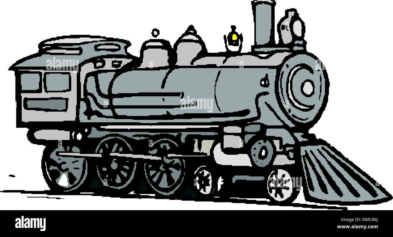 Locomotive tender Stock Vector Images - Alamy