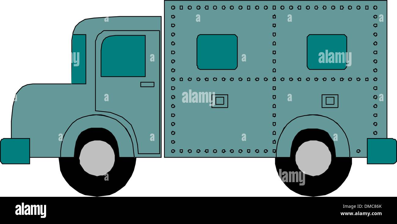 Bullet proof vehicle Stock Vector Images - Alamy