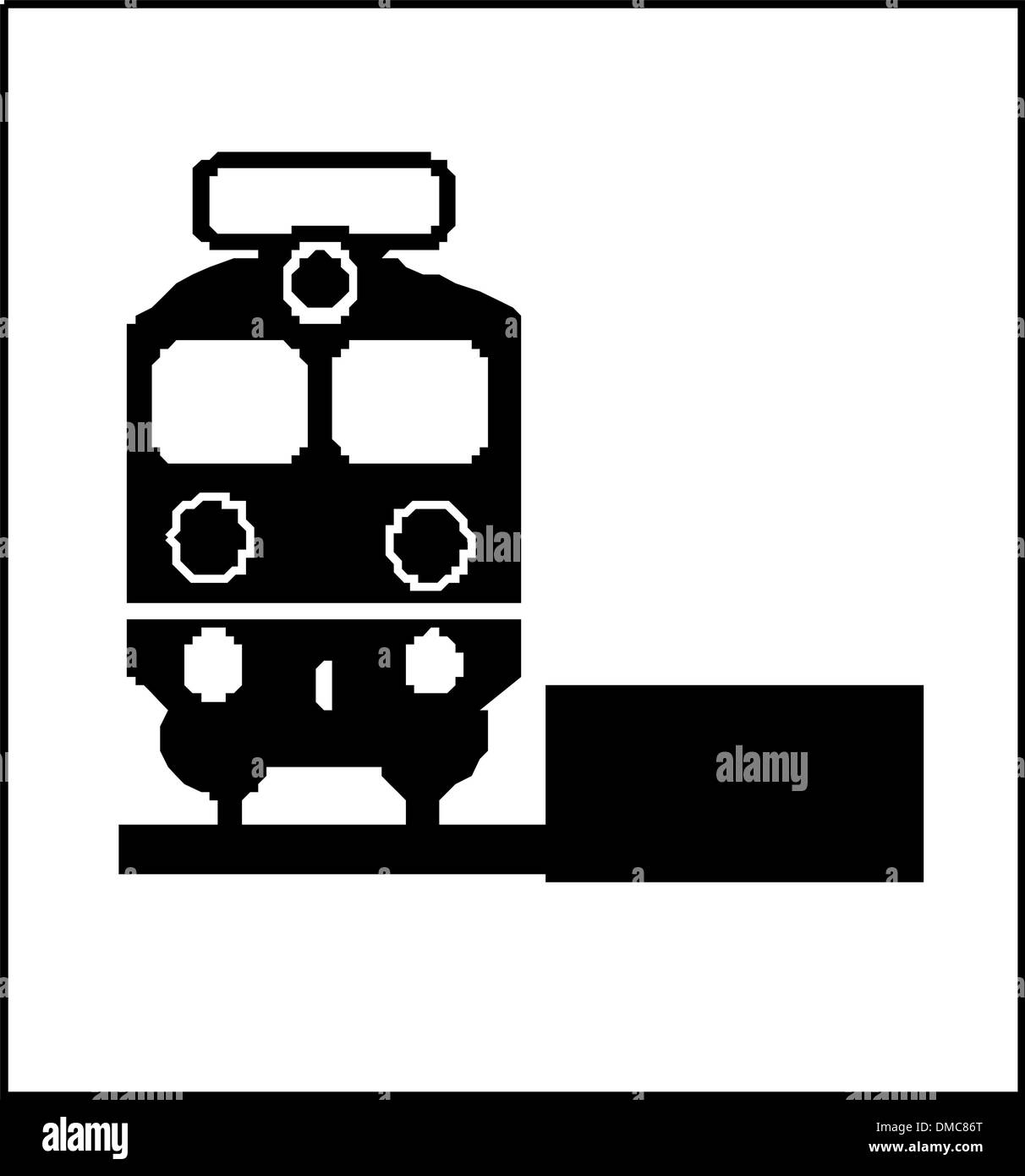 Locomotive engine illustration Stock Vector Images - Alamy