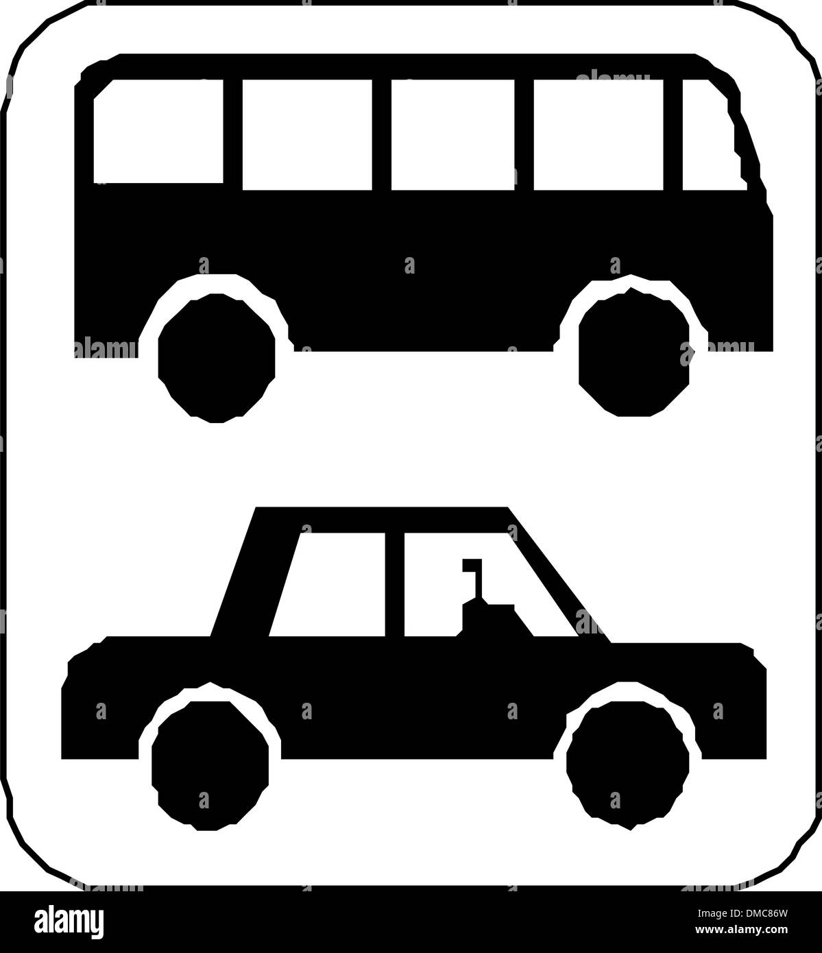 Set of vehicles - car, bus Stock Vector Image & Art - Alamy