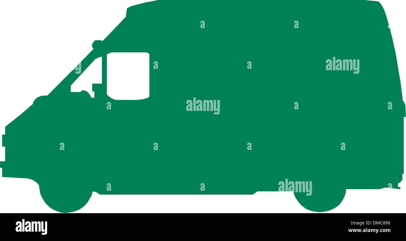 Single van cargo Stock Vector Images - Alamy