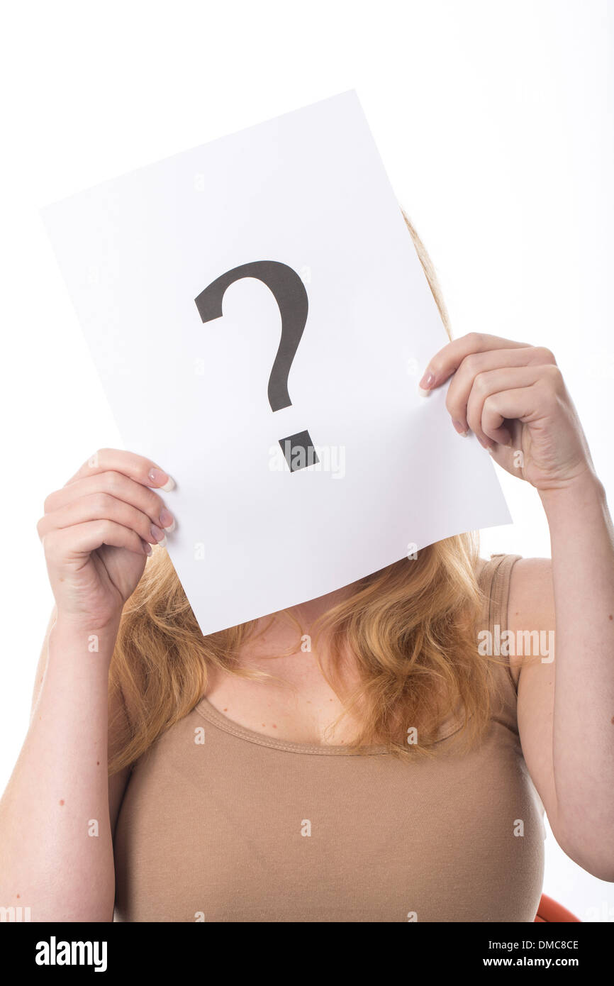 Posing question hi-res stock photography and images - Alamy