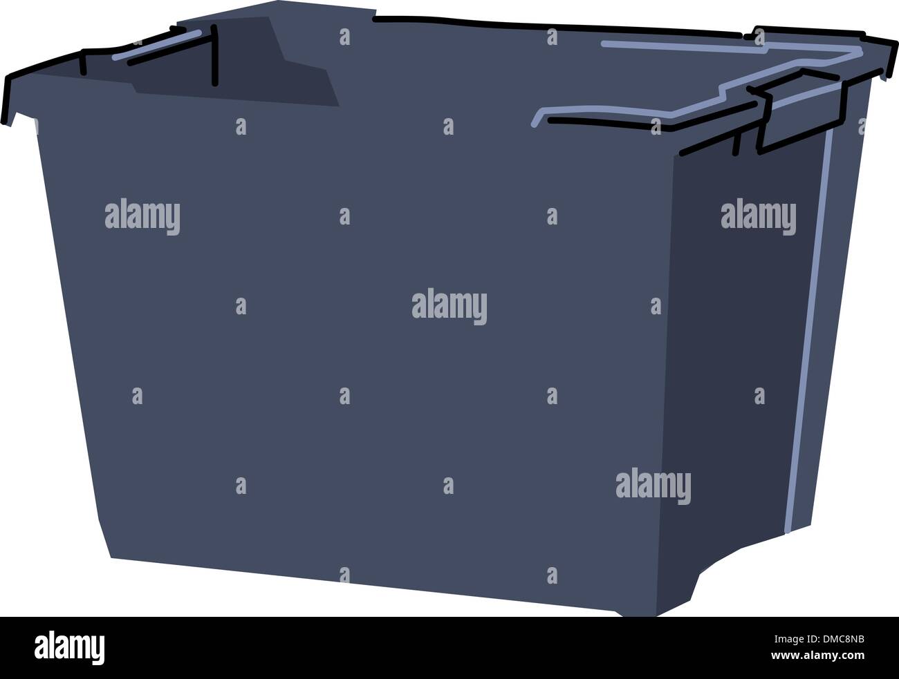 vector black recycle bin Stock Vector Image & Art - Alamy