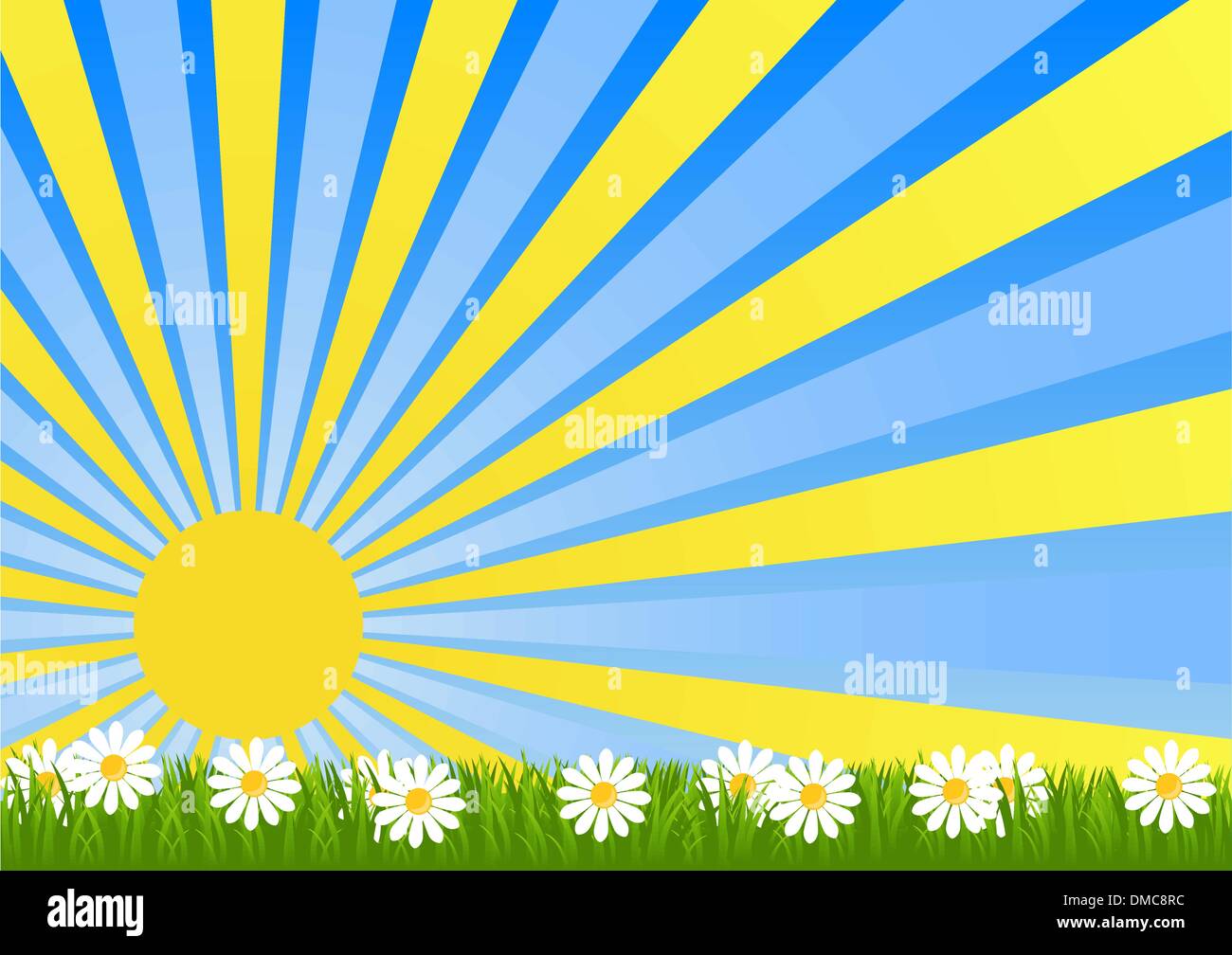 Blue dawn flowers Stock Vector Images - Alamy