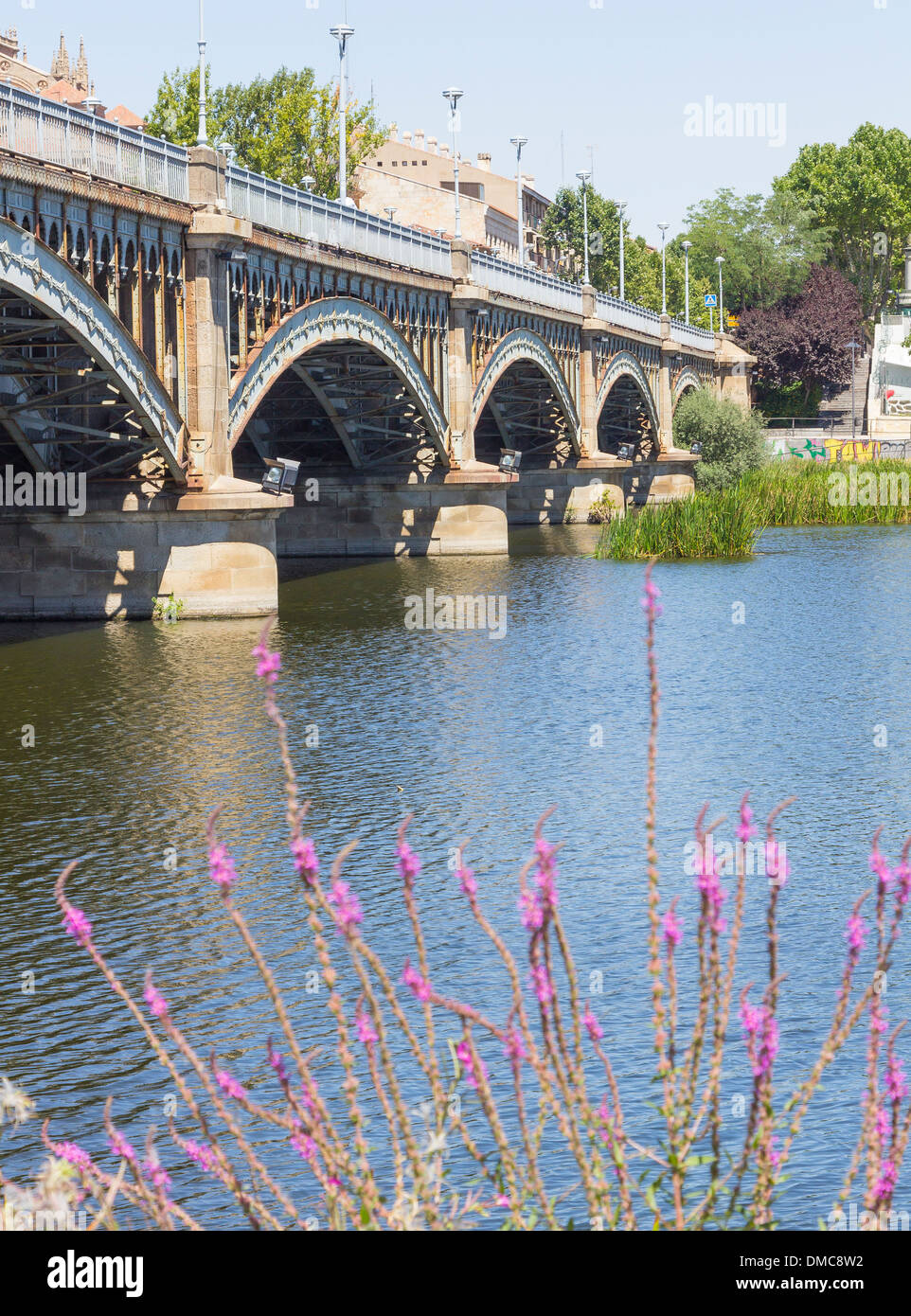 old very decorated iron bridge Stock Photo - Alamy
