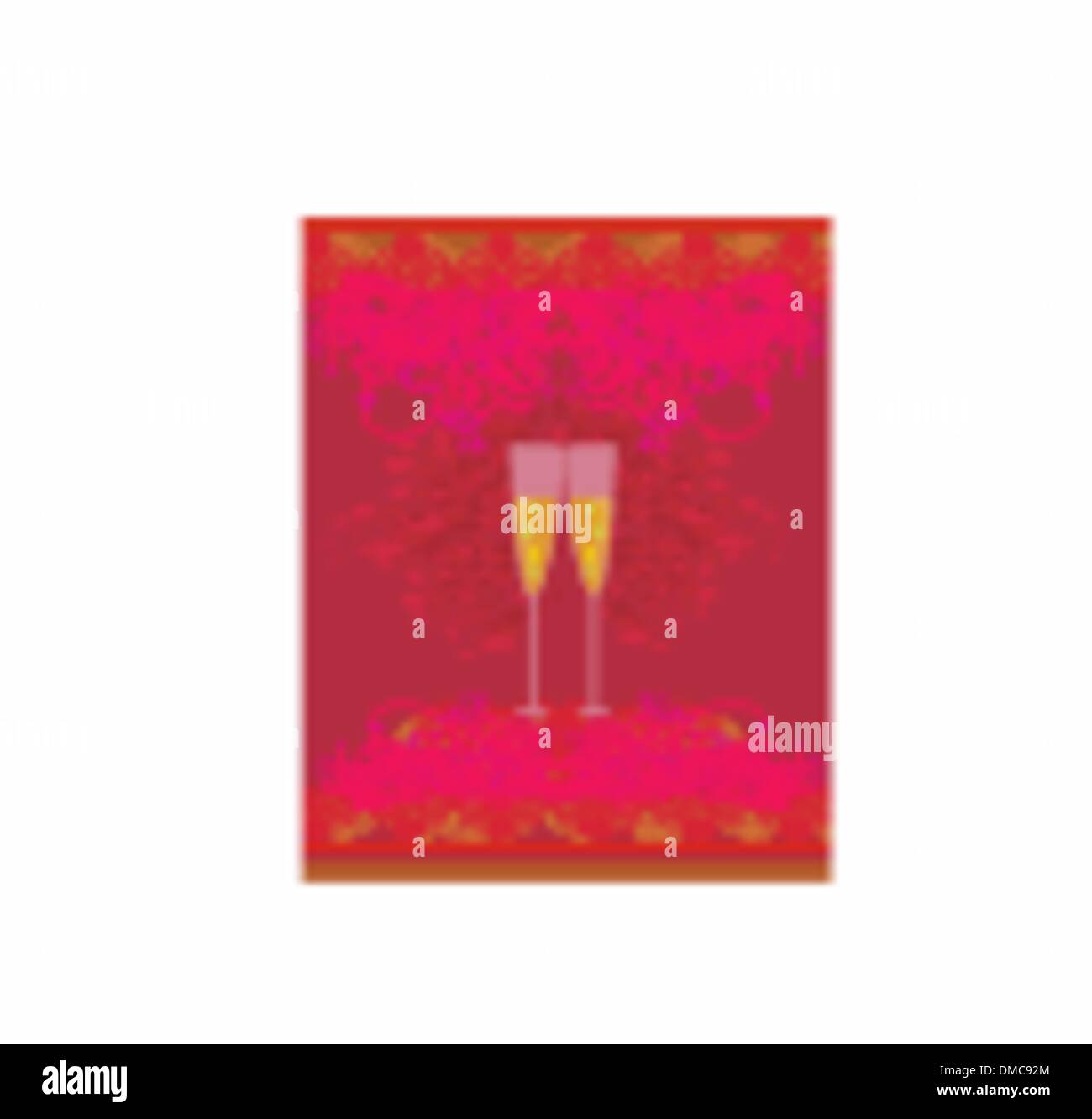 Wedding invite invitation menu Cut Out Stock Images & Pictures - Alamy