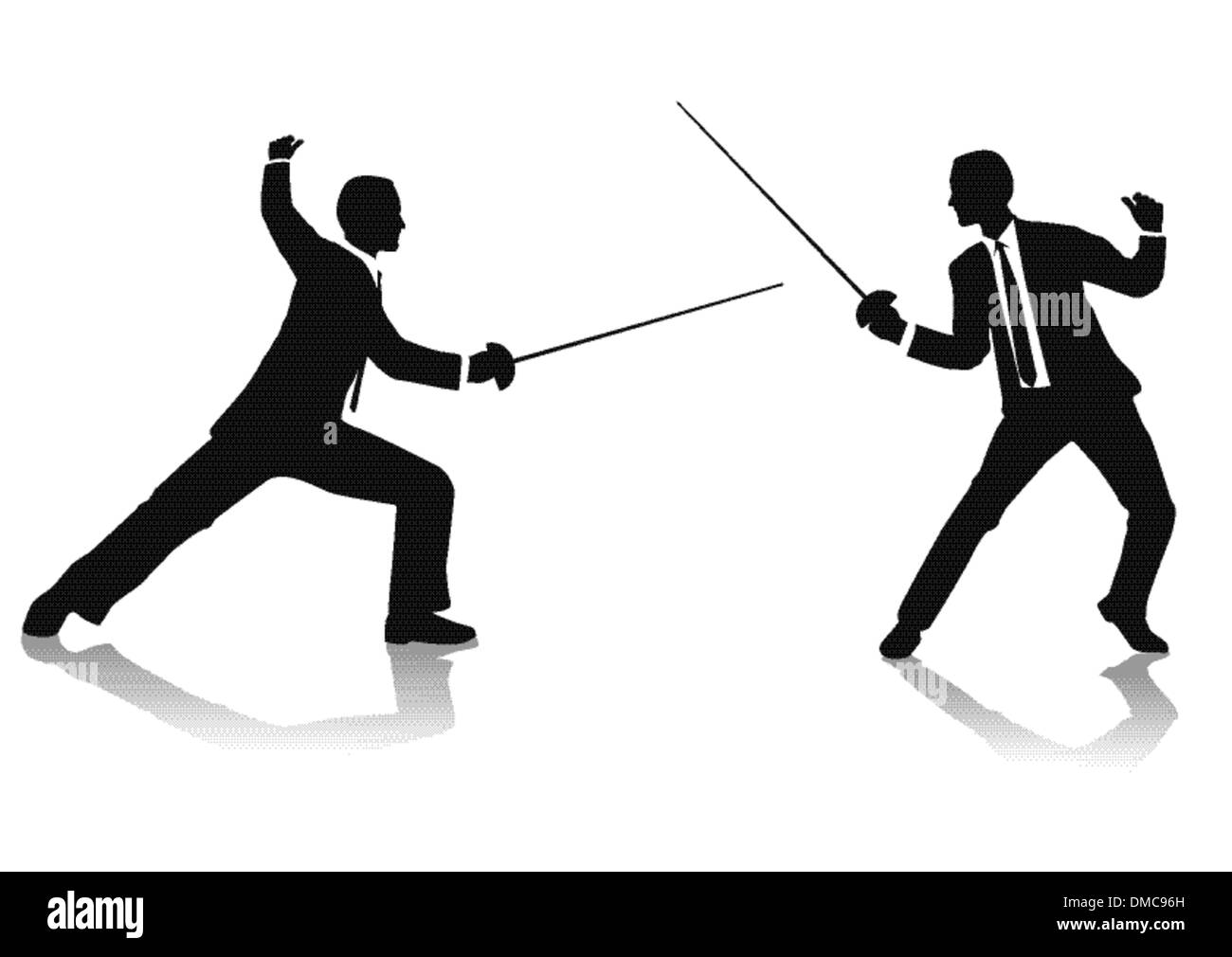 Fencing vector vectors Cut Out Stock Images & Pictures - Alamy