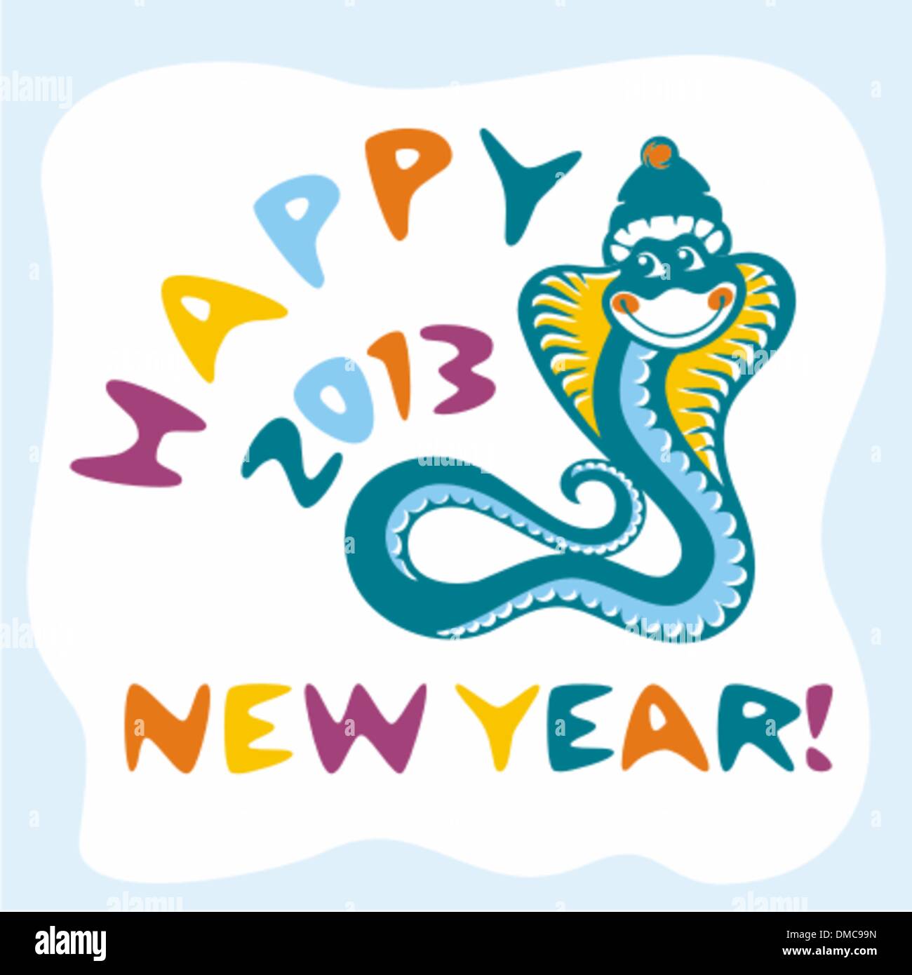 snake vector card Stock Vector Image & Art - Alamy