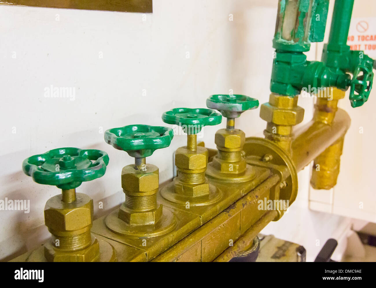 pipes and valves of a ship Stock Photo - Alamy