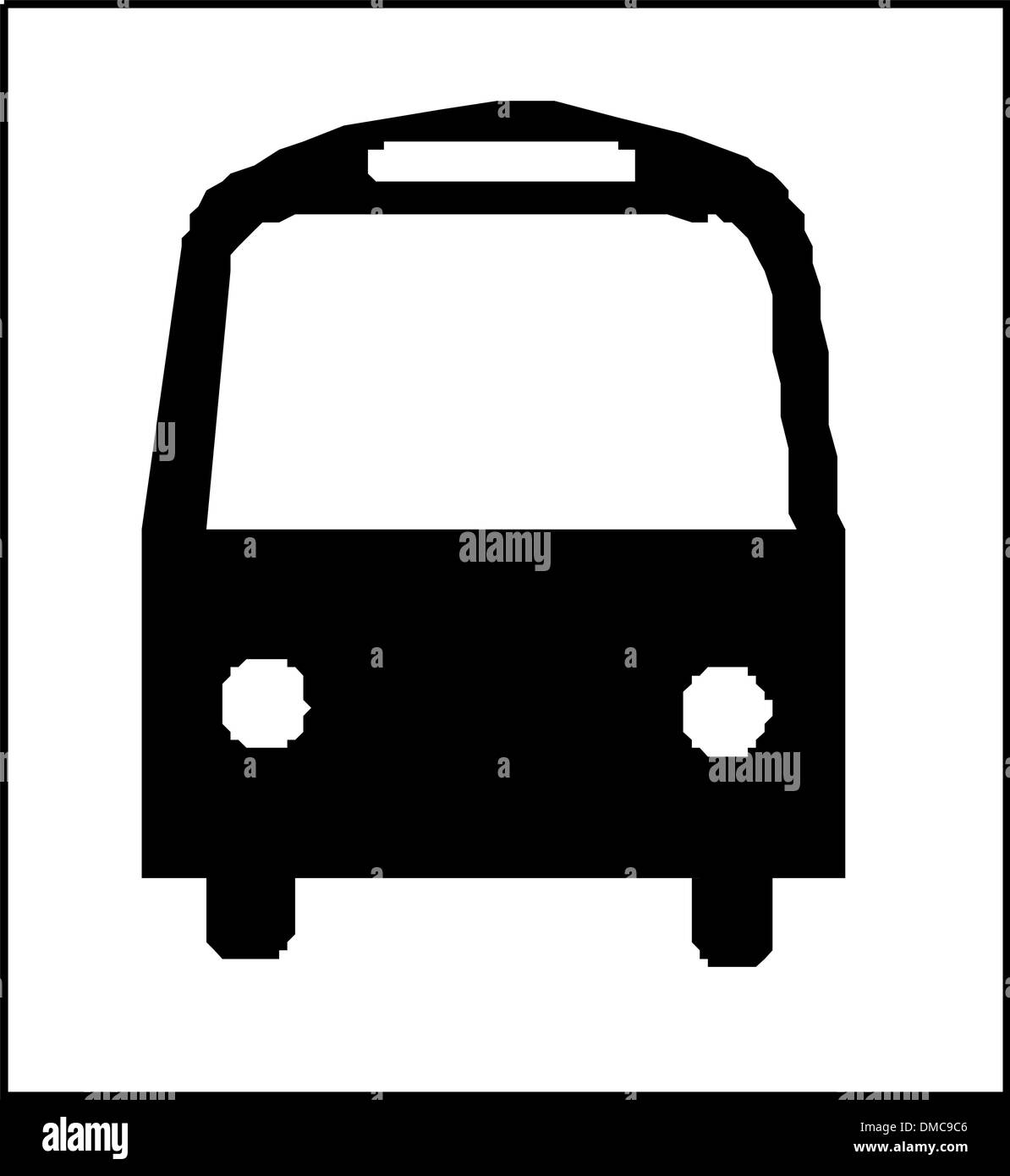 Vector city bus silhouette Stock Vector Image & Art - Alamy