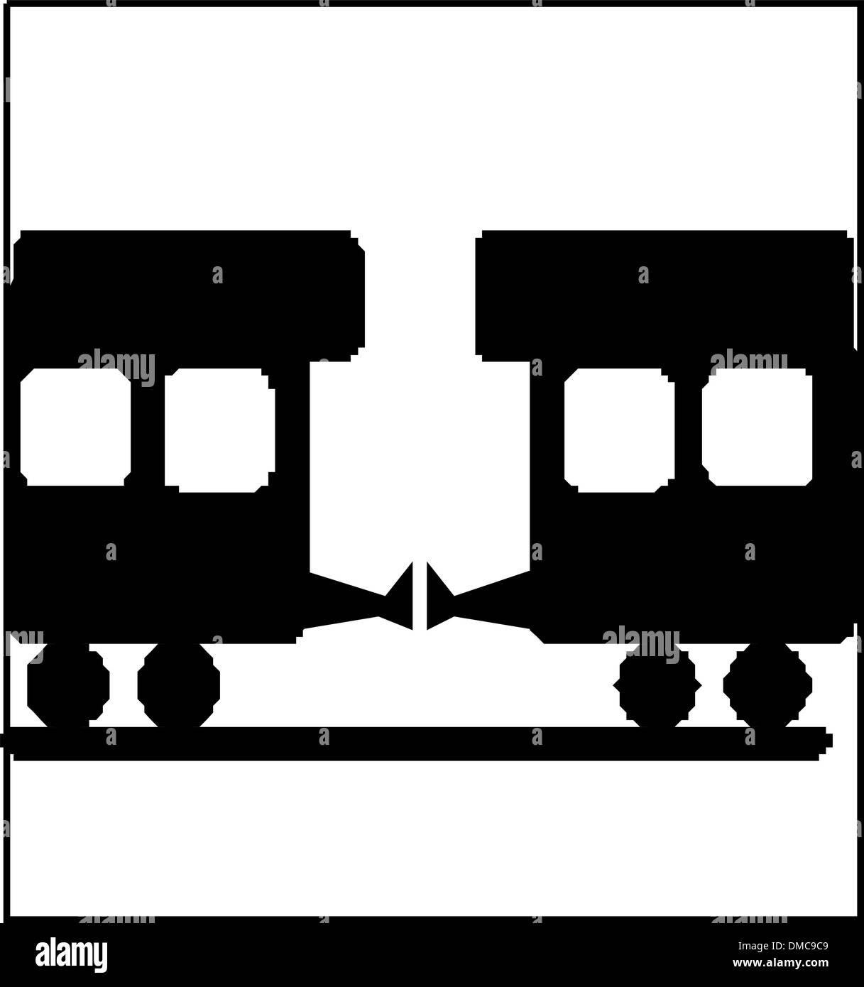 Train silhouette hi-res stock photography and images - Alamy