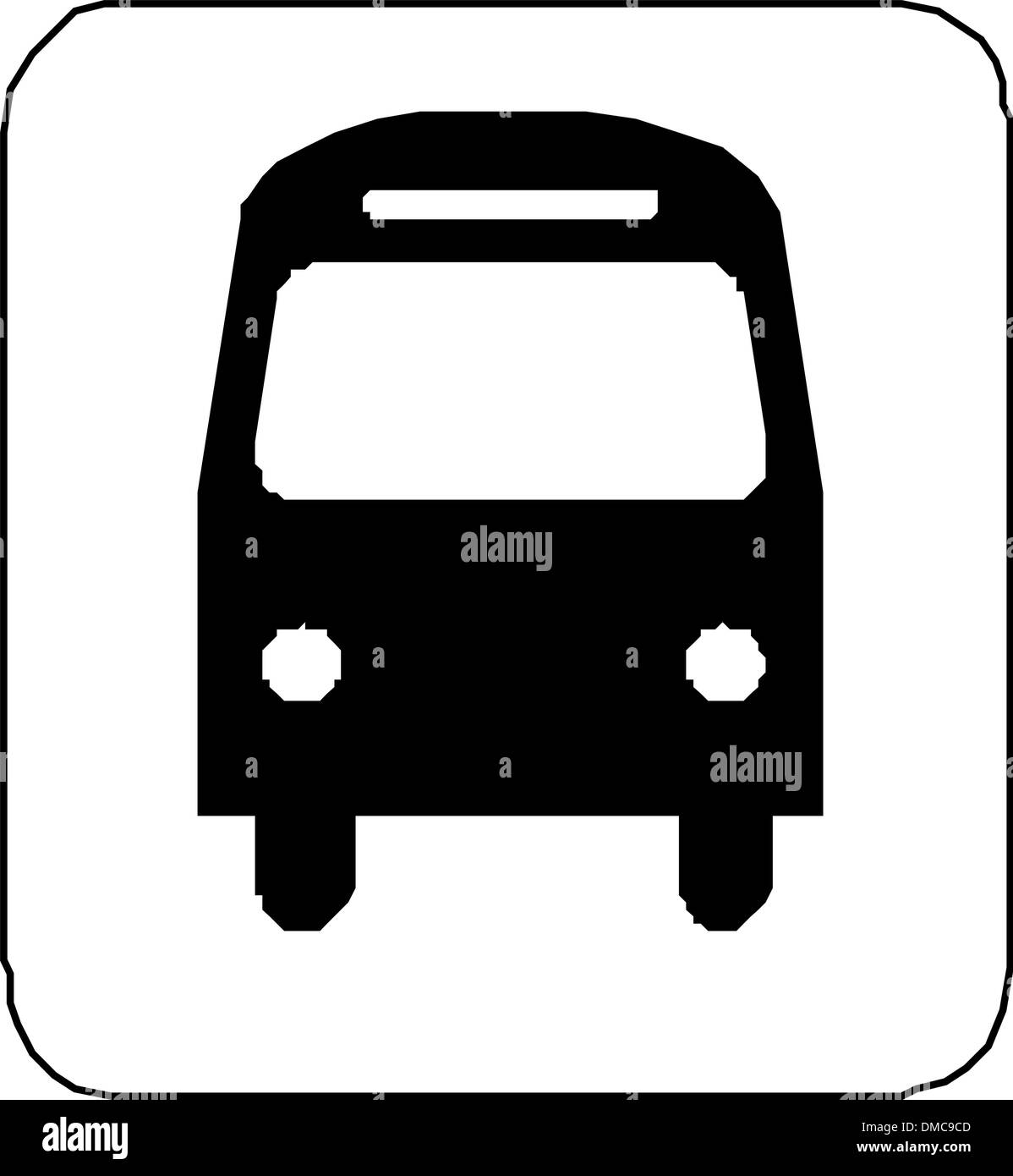 City bus outline vector hi-res stock photography and images - Alamy